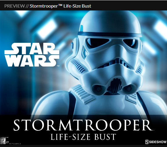 Stormtrooper™ Life-Size Bust PreviewYODASNEWS.COM – A Daily Stop for ...
